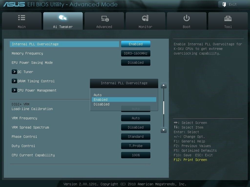 価格.com - 『Internal PLL Overvoltageの設定』ASUS P8P67 DELUXE REV 3.0 Wintel厨 ...
