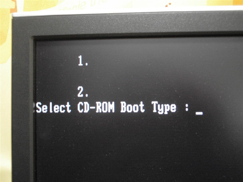 価格.com - 『Select CD-ROM Boot Type』インテル DG33BUC sgmrk52さん のクチコミ掲示板投稿画像 ...