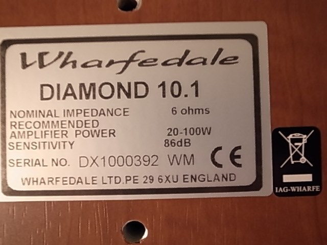 お持ちの方へ!!!』 Wharfedale DIAMOND 10.1 [ブラック ペア お持ちの方へ!!!』 Wharfedale DIAMOND 10.1 [ブラック ペア